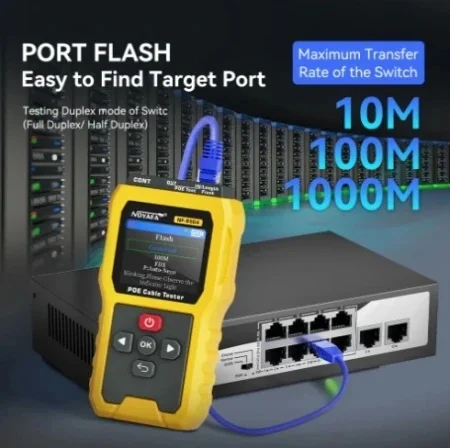 Noyafa NF-8504 MFP Tester mrežnih kablova i PoE