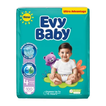 Evy baby pelene ultra maxi 4, 7-14kg, 100kom ( A106245 )