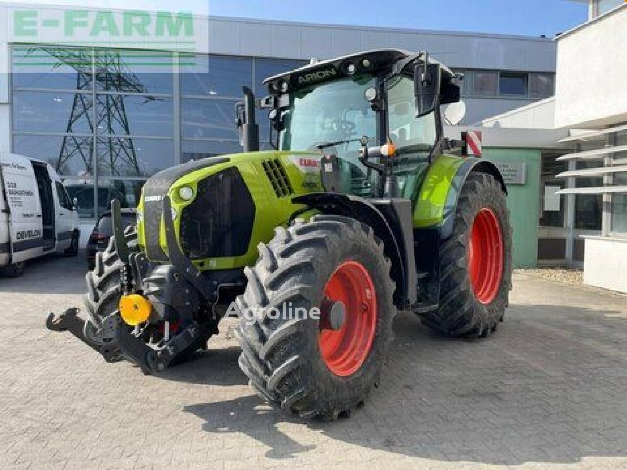 Claas arion 630 cis + traktor točkaš
