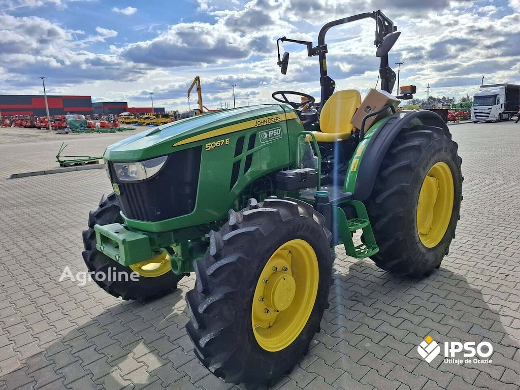 John Deere 5067E fara cabina mini traktor
