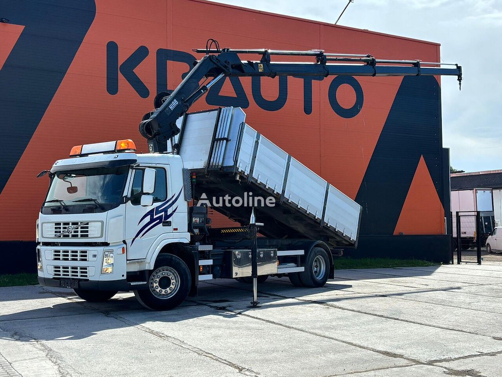 Volvo FM 300 4x2 HIAB 144ES-4 / BOX L=5518 mm kiper
