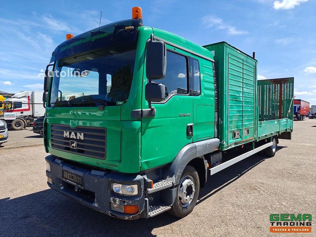 MAN TGL 12.240 4x2 Sleeper Cab Euro3 - 6 CIL - Open Load Bed + Hydra kamion s ravnom platformom