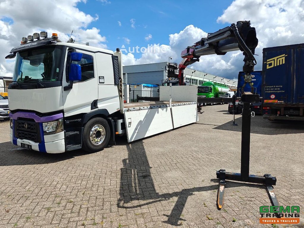 Renault T380 6x2/4 Sleeper Cab Euro6C - Open Load Bed 6.5m Aluminium Sid kamion s ravnom platformom