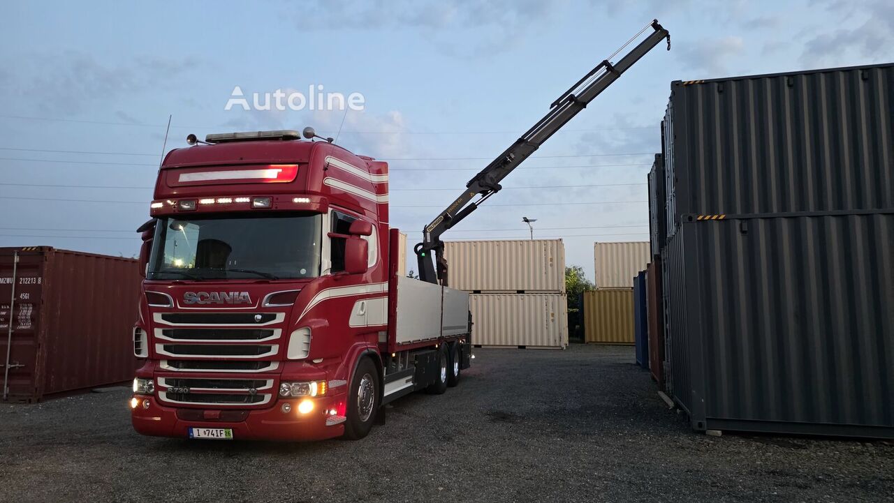 Scania R730 kamion s ravnom platformom