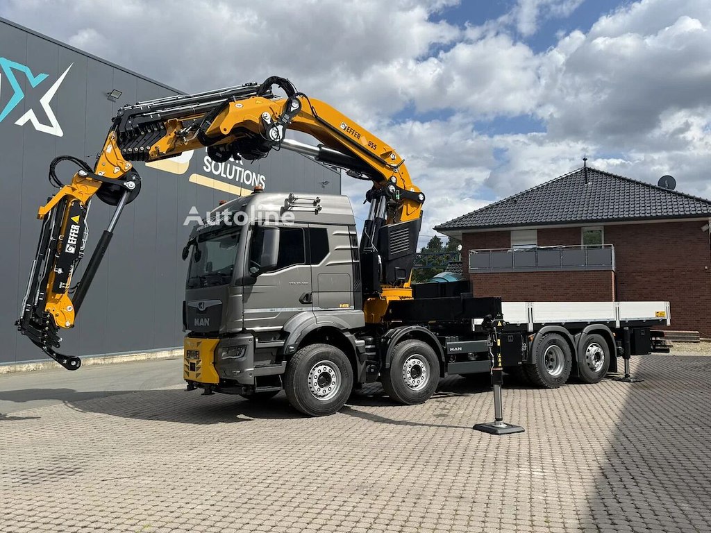 MAN TGS 35.520 TGS 35.520 8X2 Hiab EFFER 955-8s +Jib 6s kamion s ravnom platformom