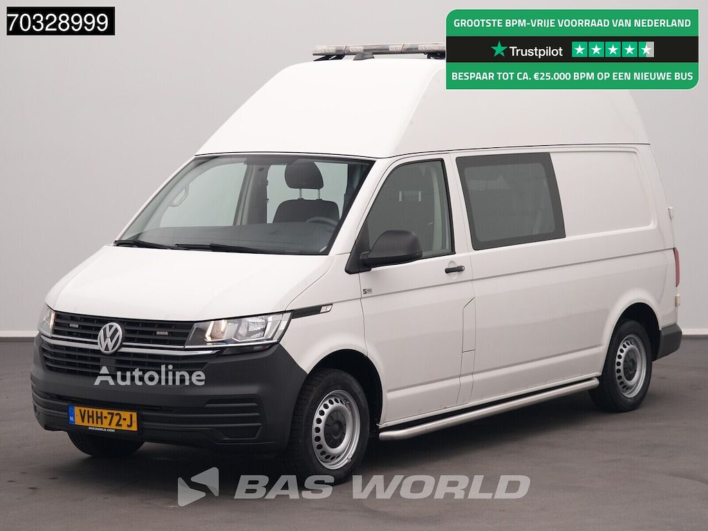 Volkswagen Transporter 150PK Uniek! Automaat Hoog Dak Dubbel Cabine L2H2 15 laki furgon