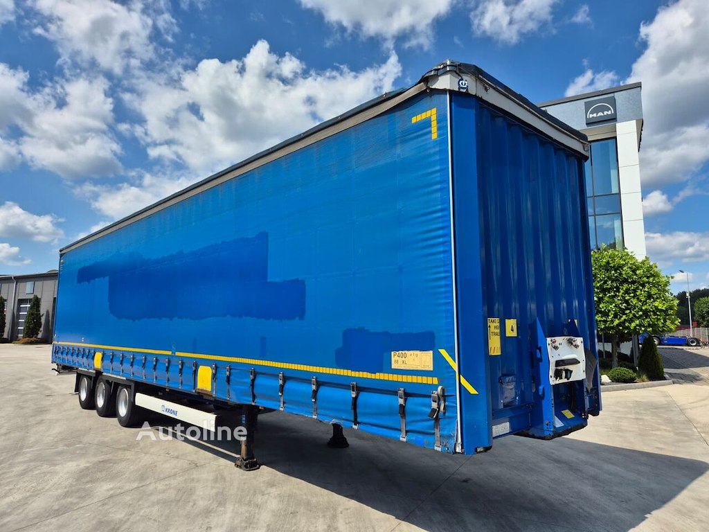 Krone SD / MEGA / LIGHT 6950KG / HUCKEPACK poluprikolica sa kliznom ceradom