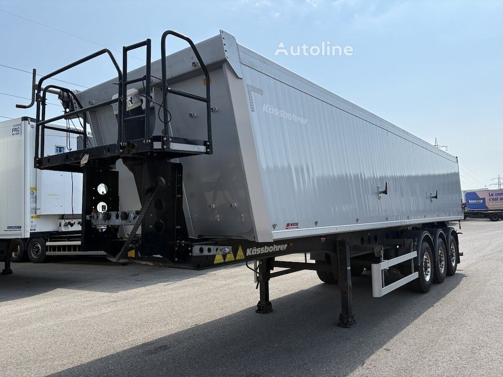 Kässbohrer Alu-Kastenmulde 53m³, BPW-Achsen, Wasserdicht !!!!, Einzelklappe poluprikolica kipera
