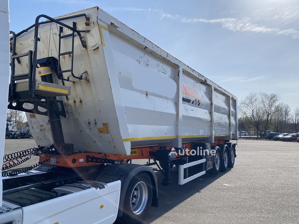 Wielton S6/SDL HARDOX/ACÉL/60m3/TÁRCSA/EMELHETŐ TENGELY poluprikolica kipera