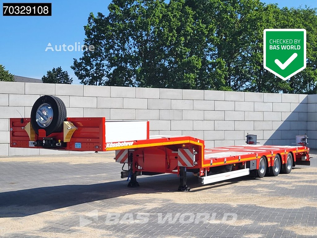 Nova Kässbohrer LB3E NEW Lift Axle BPW poluprikolica sa niskom platformom
