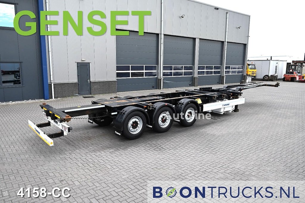 Krone SD + GENSET (957 HOURS) | 2x20-30-40-45ft HC * 2x LIFT AXLE * DI poluprikolica za prevoz kontejnera
