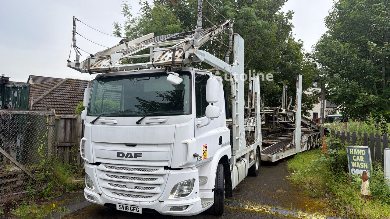 Prodaje se DAF CF 440 autotransporter na aukciji + prikolica autotransportera