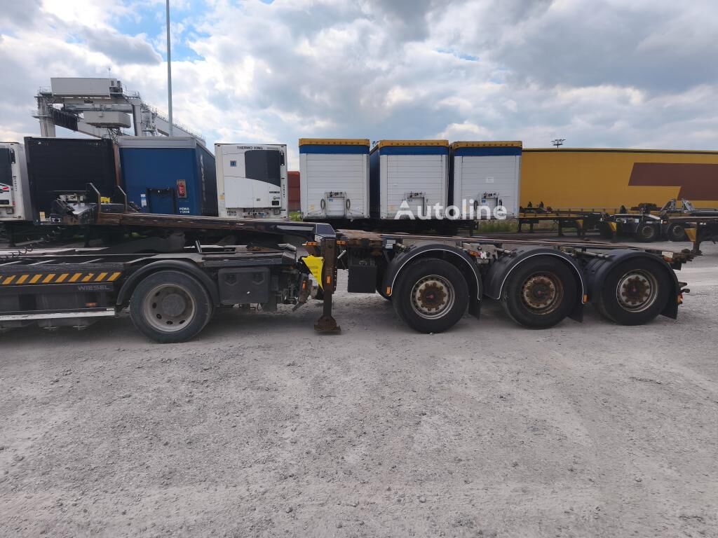 DTECH Trailer Chassis Extendible wheelbase 2x 20', 30', 40' and poluprikolica za prevoz kontejnera
(636419)