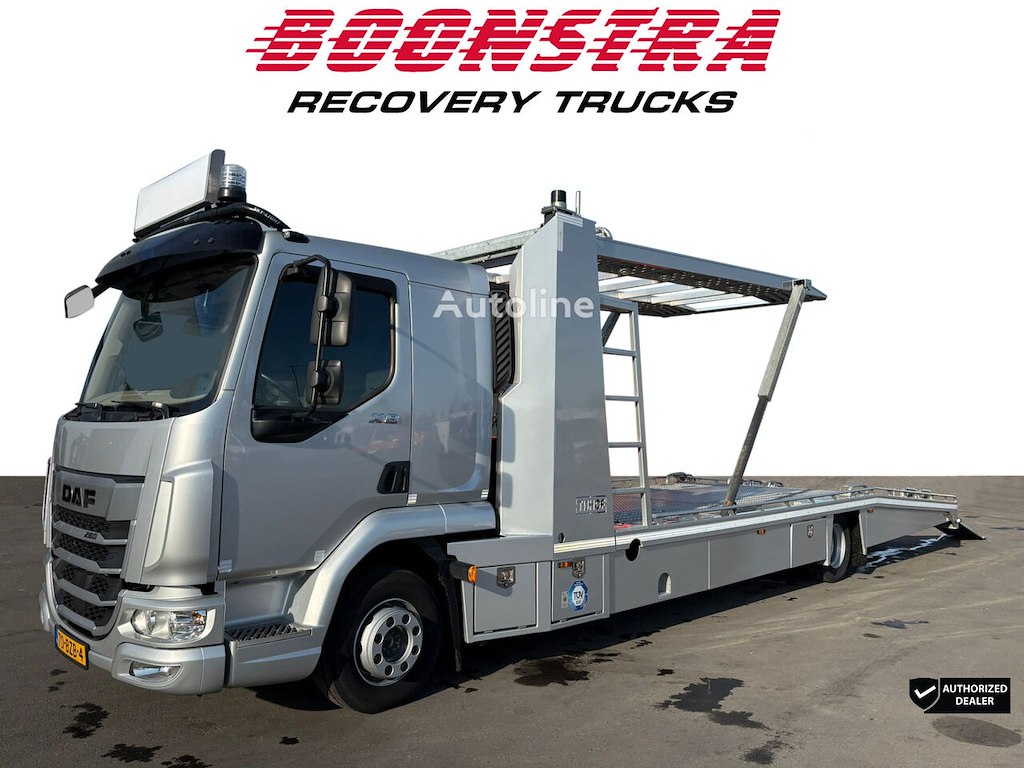 DAF XB 260 Tijhof Aluliner 3 Car Winch Camera Vraag naar Ontheffing autotransporter