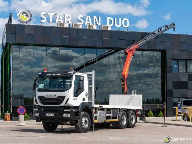 IVECO TRAKKER 360 6x4 PALFINGER PK 18502 Crane Rotato kamion platforma