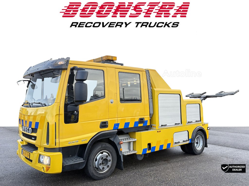 IVECO ML80E18D Doka 7 Pers. Falkom Wrecker Winch Remote Euro 5 EEV šlep auto