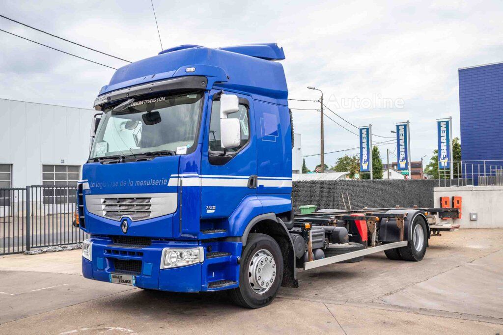 Renault PREMIUM 380DXI+E5/EEV+DHOLLANDIA vozilo za prevoz kontejnera
