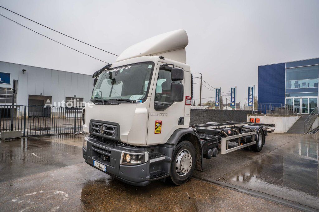 Renault D19 WIDE 320 DXI + DHOLLANDIA 2T. vozilo za prevoz kontejnera