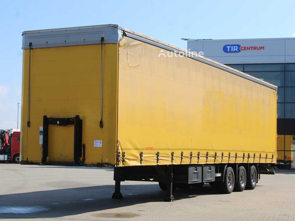 Kögel S 24-1, LOWDECK, LIFTING AXLE, SAF, LIFTING ROOF poluprikolica s ceradom