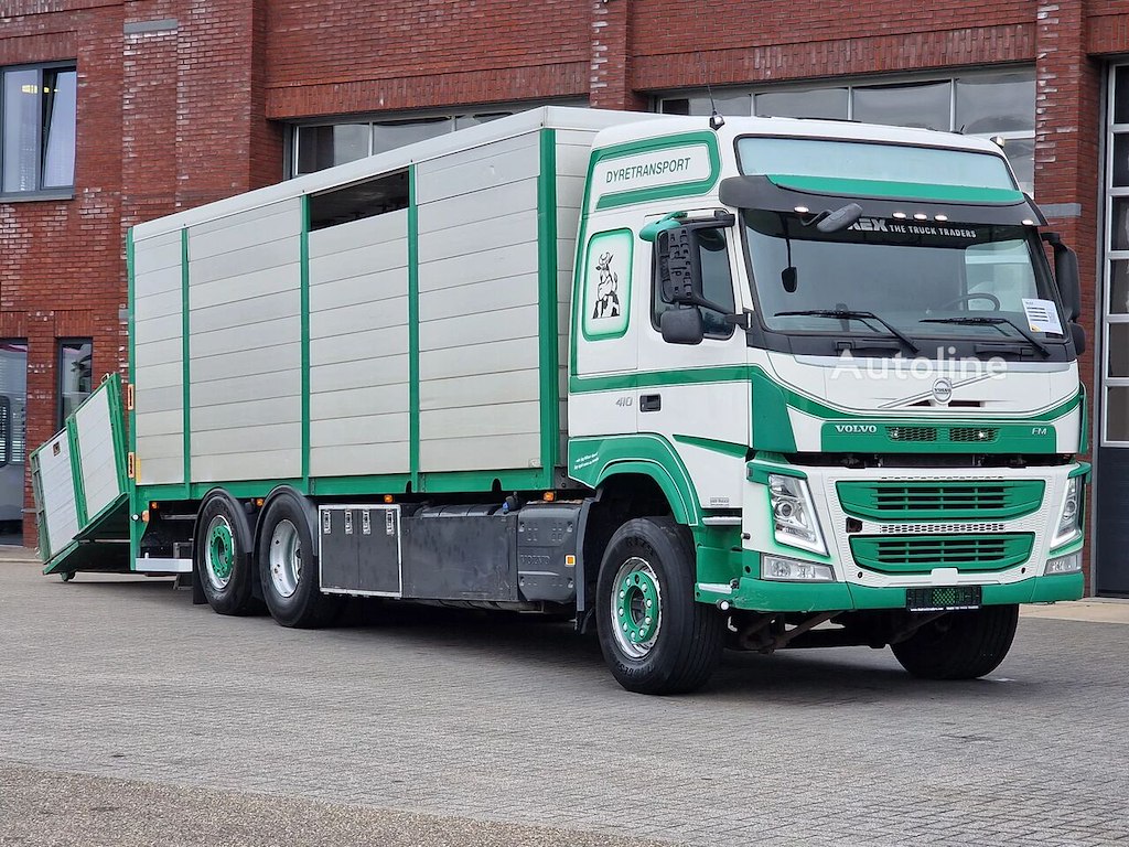 Volvo FM 410 Globetrotter 6x2*4 - Livestock - Euro 6 - Steering axle kamion za prevoz stoke