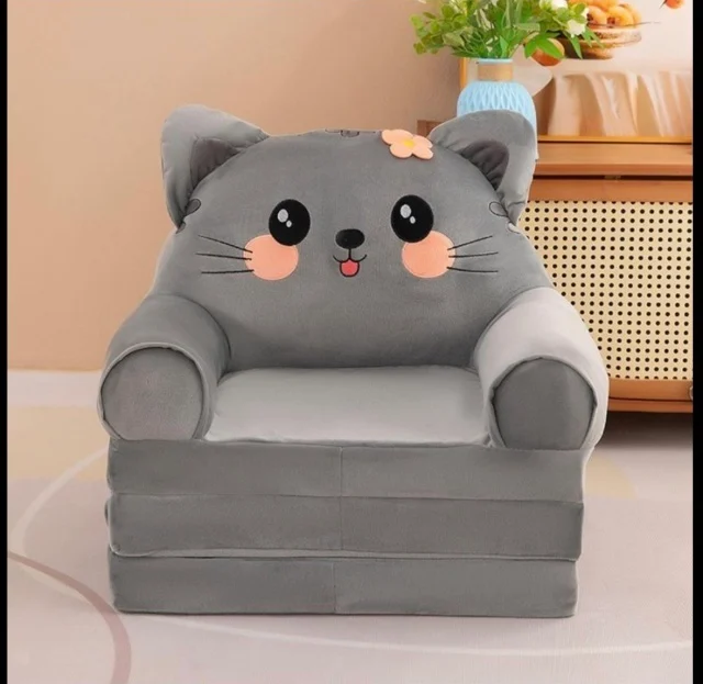 Foteljica za decu Gray Cat B081