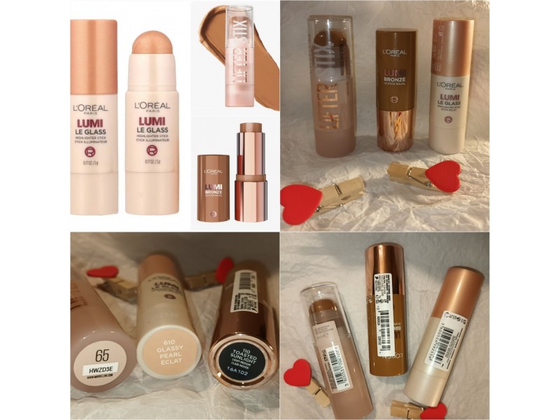 Loreal Lumi hajlajter ; Loreal Glotion fluid za sjaj k.
