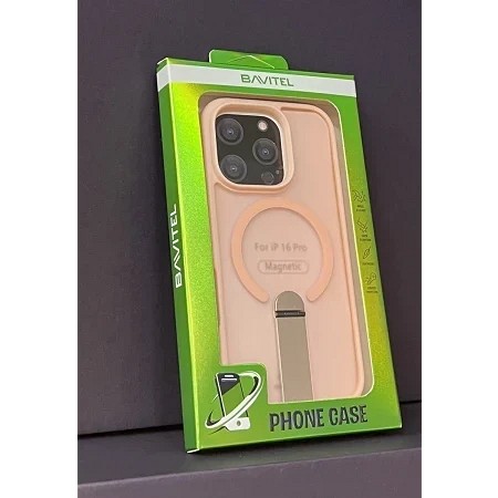iPhone 16 Pro Bavitel MagSafe sa naslonom pink