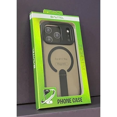 iPhone 17 Pro Bavitel MagSafe sa naslonom crna