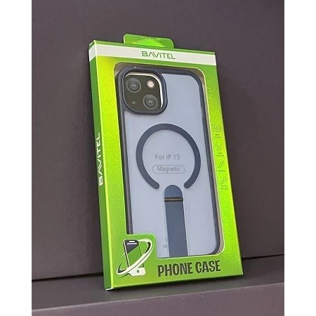 iPhone 15 Bavitel MagSafe sa naslonom plava