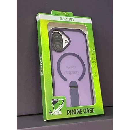 iPhone 17 Bavitel MagSafe sa naslonom ljubičasta