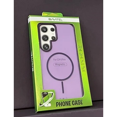 Samsung S24 Ultra Bavitel MagSafe ljubišasta