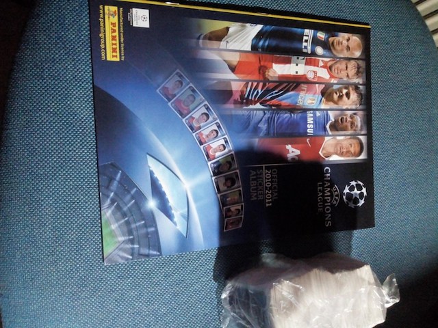 CHAMPIONS LEAGUE 2010/11 KOMPLETAN SET I PRAZAN ALBUM