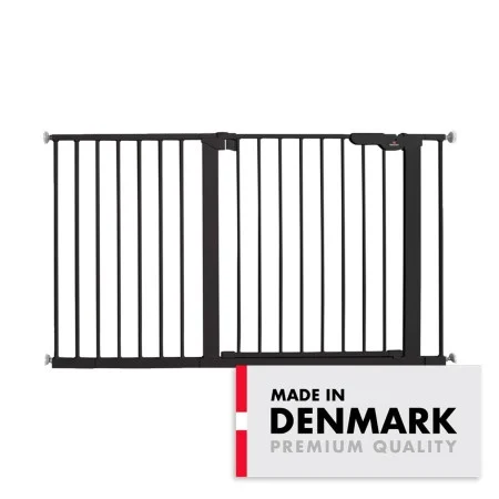 BabyDan Premier sigurnosna ogradica Extra Wide 126–132 cm crna, Safety gate bez bušenja ( 20009 )