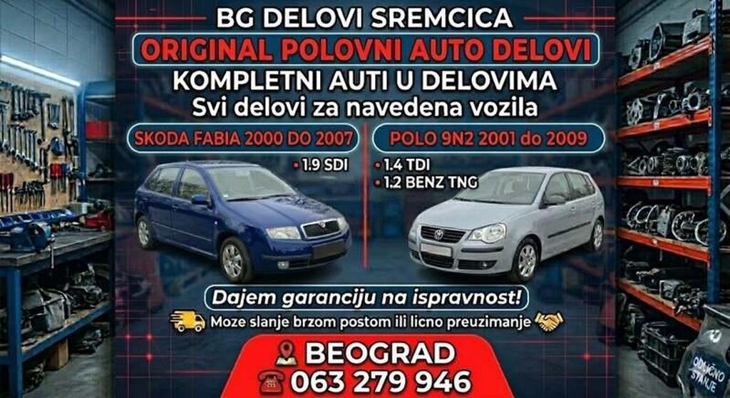 LEVI FAR ZA VOLKSWAGEN POLO OD 2001. DO 2009. GOD. - FAR BRANIK KRILO