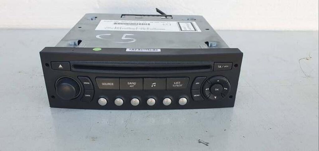 RADIO CD PLEJER ZA CITROEN C5 | Originalni polovni delovi Citroen i