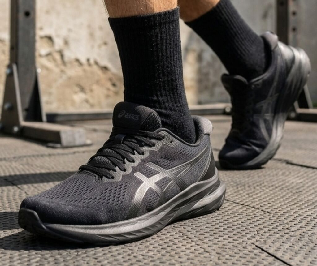 Asics muške patike za trčanje – crne - Lagani, prozračni gornjište od