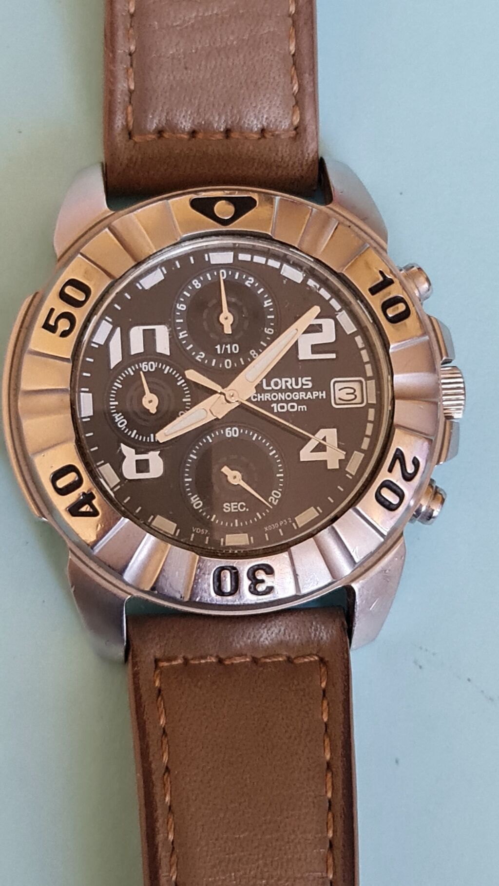 Lorus muški hronograf – 100 m - Model: Lorus Chronograph (mehanizam