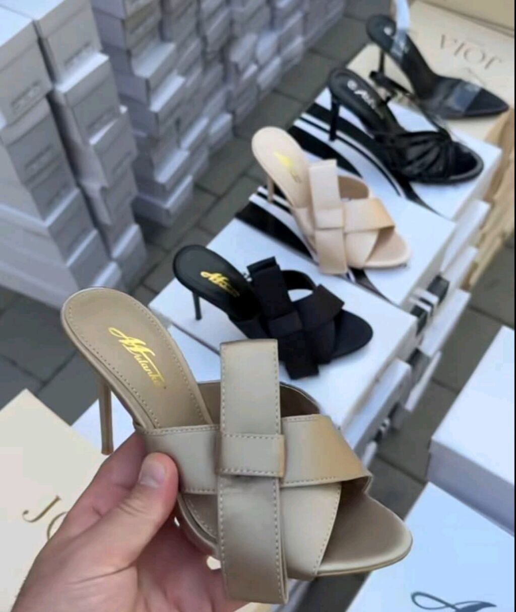 Elegantne ženske papuče na tanku štiklu – Više boja (Novo)   36-41