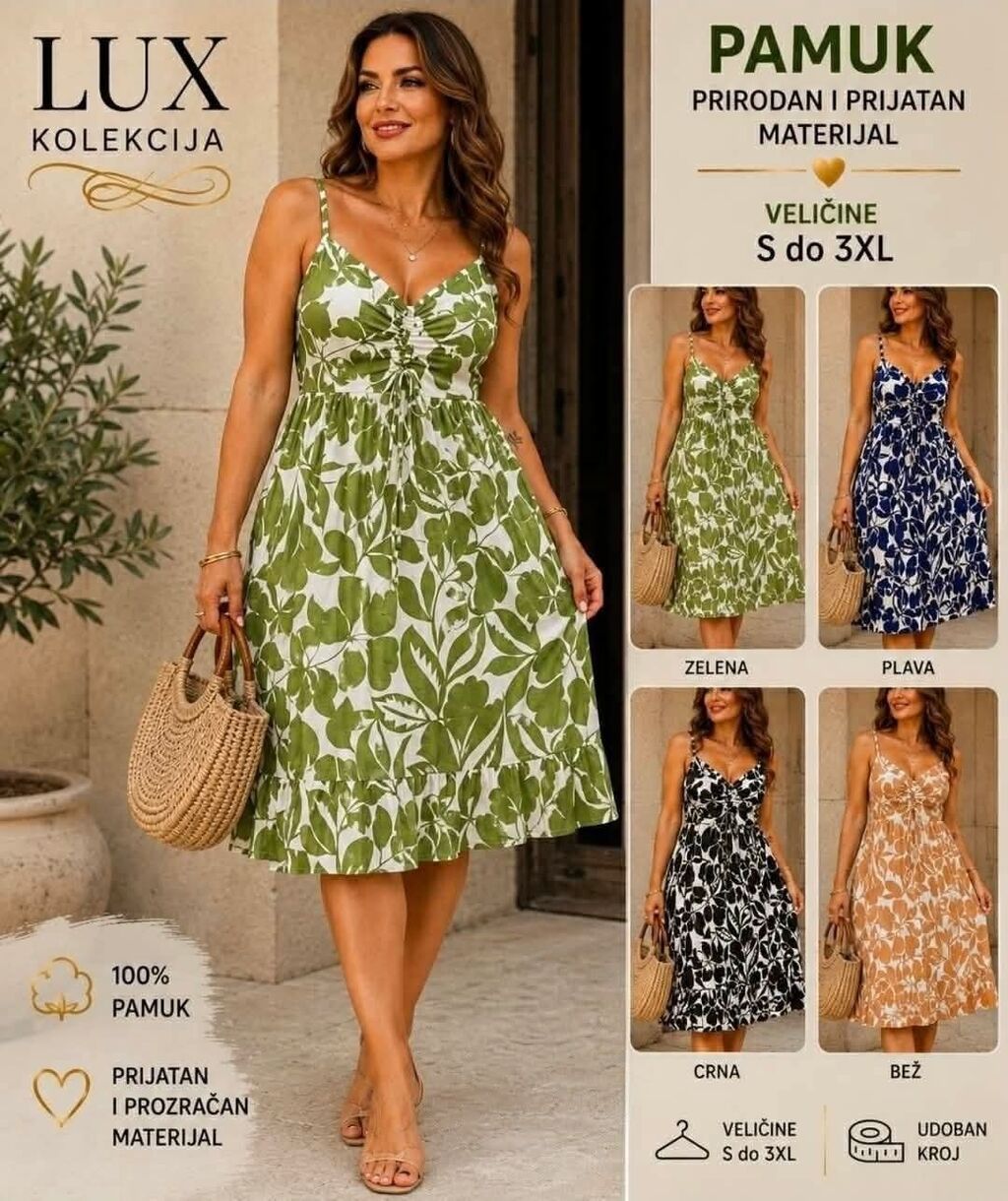 Savrsene pamucne haljine 2500