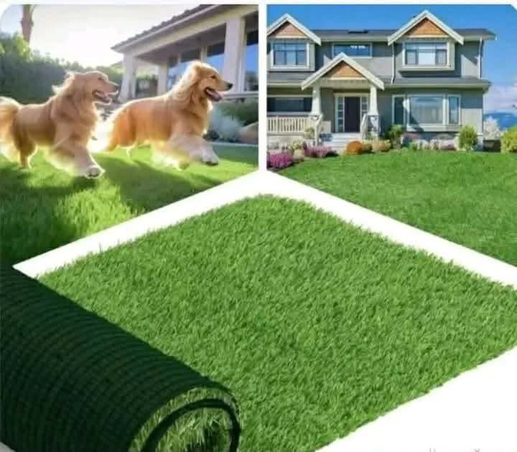 Veštačka trava 10x1m 8900 Veštačka trava 7mm – idealna za dvorište