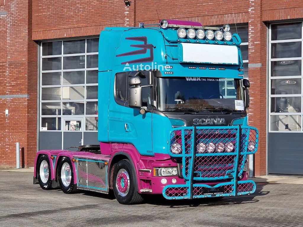Scania R620-V8 Topline 6x4 - Manual gearbox - Retarder - Custom interio tegljač
