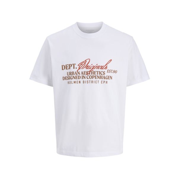JACK & JONES Muška bela majica bedford