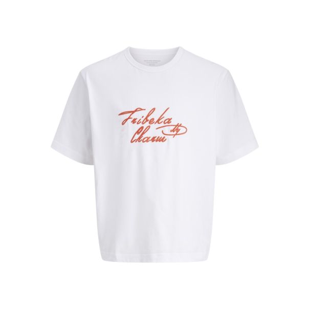 JACK & JONES Muška bela majica bedford