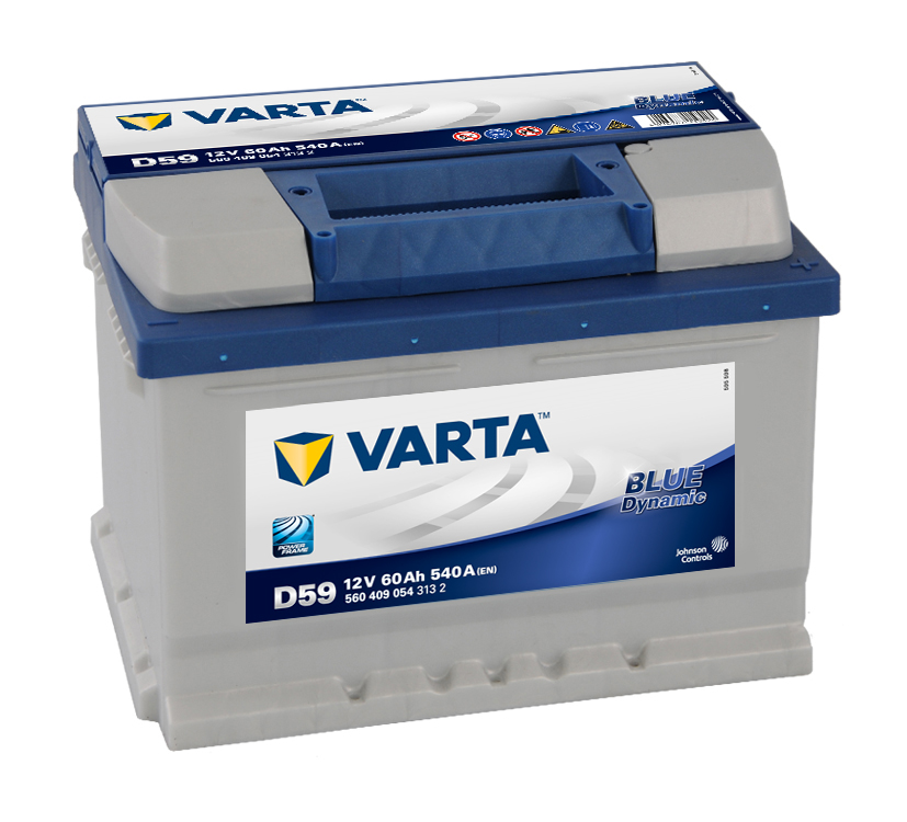 Varta D59 VARTA DYNAMIC SLI
12V-60AH D+ D59 DYNAMIC SLI