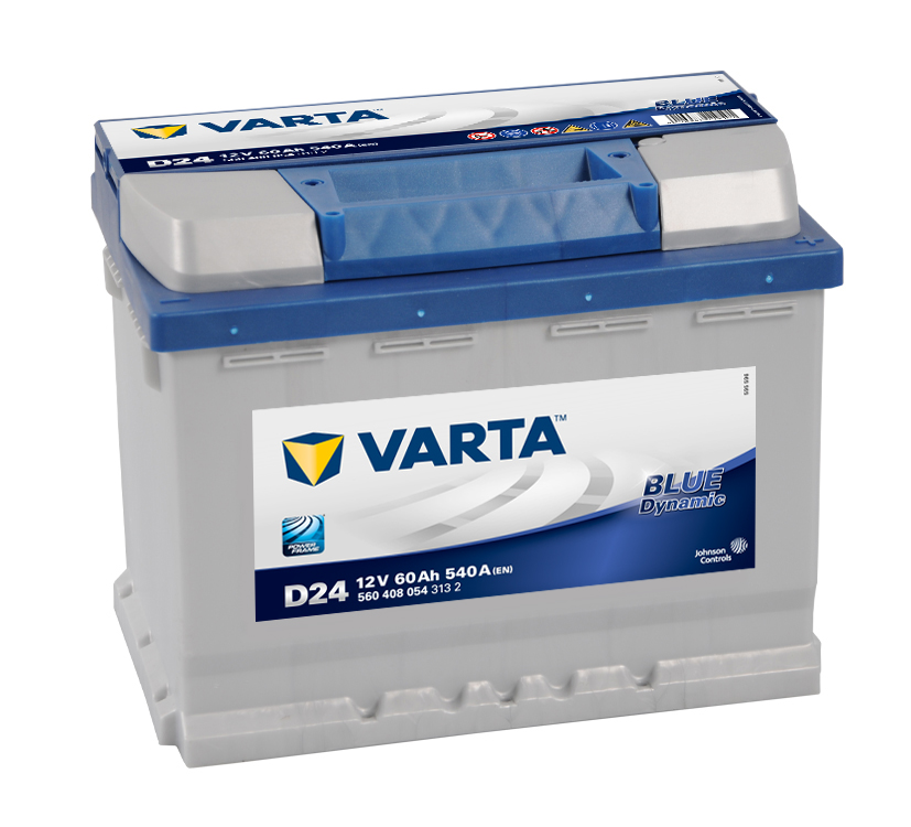 Varta D24 VARTA DYNAMIC SLI
12V-60AH D+ D24 DYNAMIC SLI