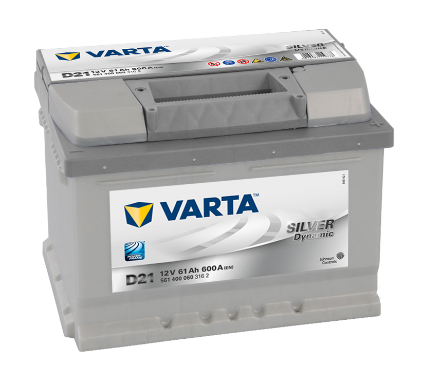 Varta
12V-61AH D+ D21 DYNAMIC SLI