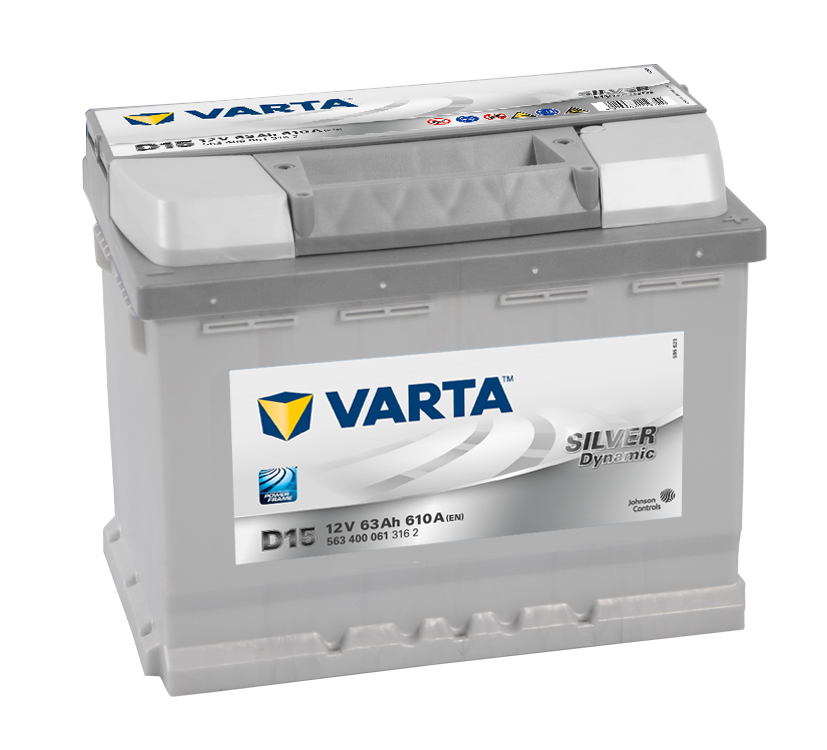 Varta
12V-63AH D+ D15 DYNAMIC SLI