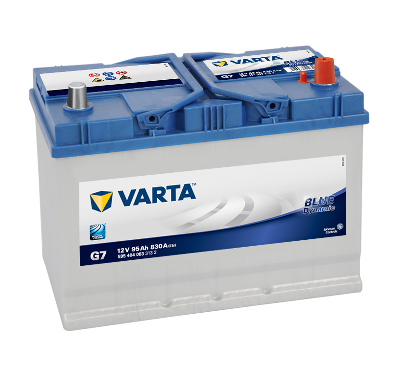 Varta ASIA G7 VARTA DYNAMIC SLI
12V-95AH D+ ASIA G7 DYNAMIC SLI