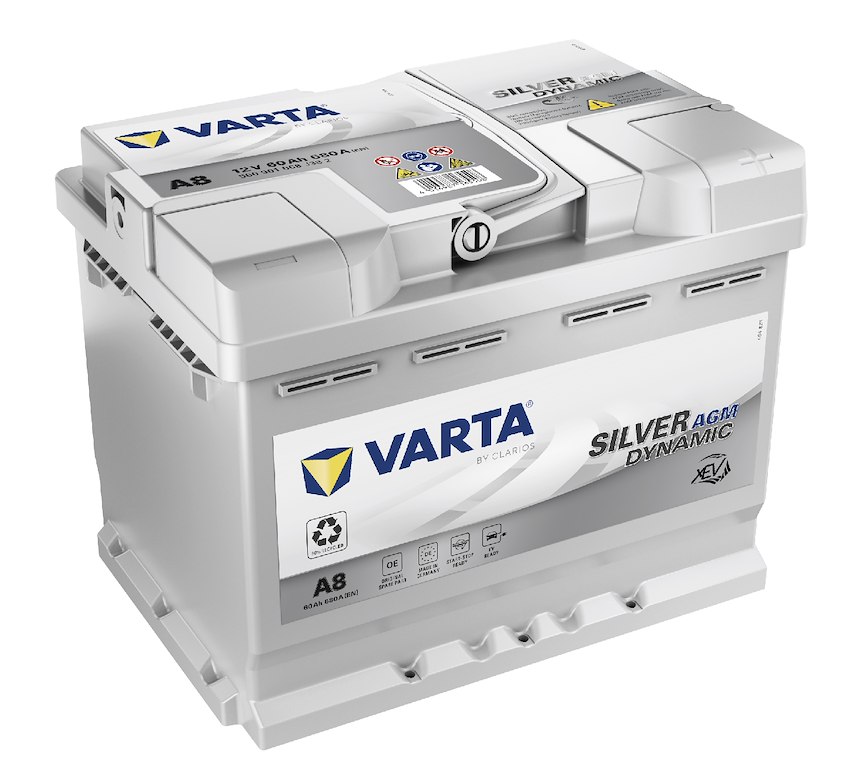 Varta SILVER DYNAMIC AGM
12V 60AH D+ SILVER AGM