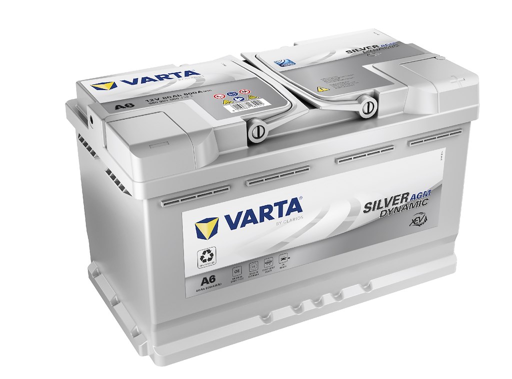 Varta SILVER AGM
12V-80AH D+ A6
